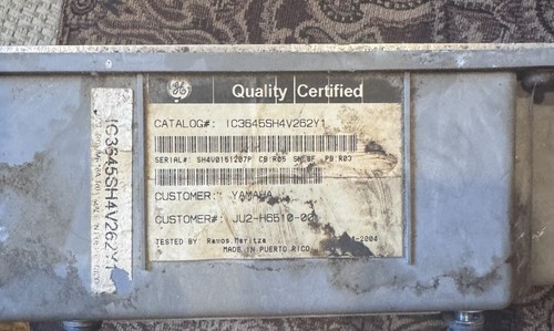 Used Yamaha G19, G22 GE Shunt 48 Volt 300 Amp Solid State Speed ...