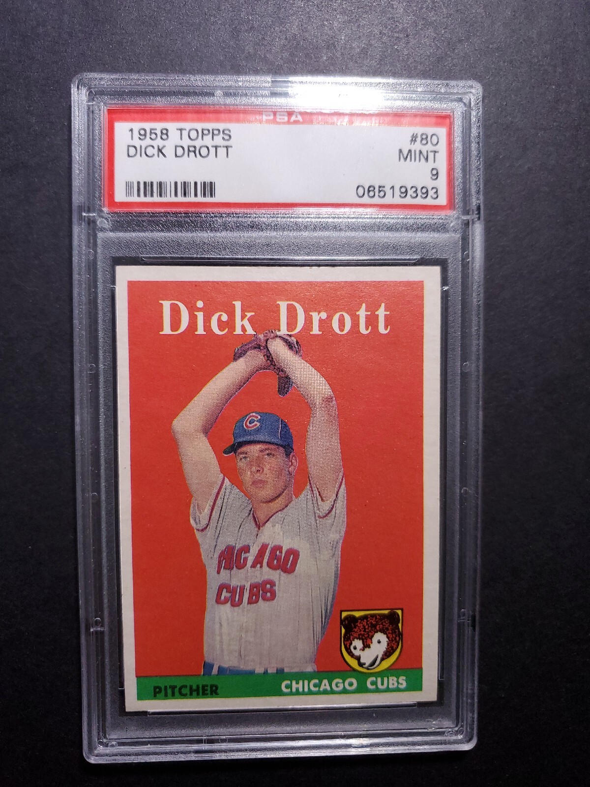 1958 Topps #80 Dick Drott Mint 9 Baseball Card Chicago Cubs | eBay