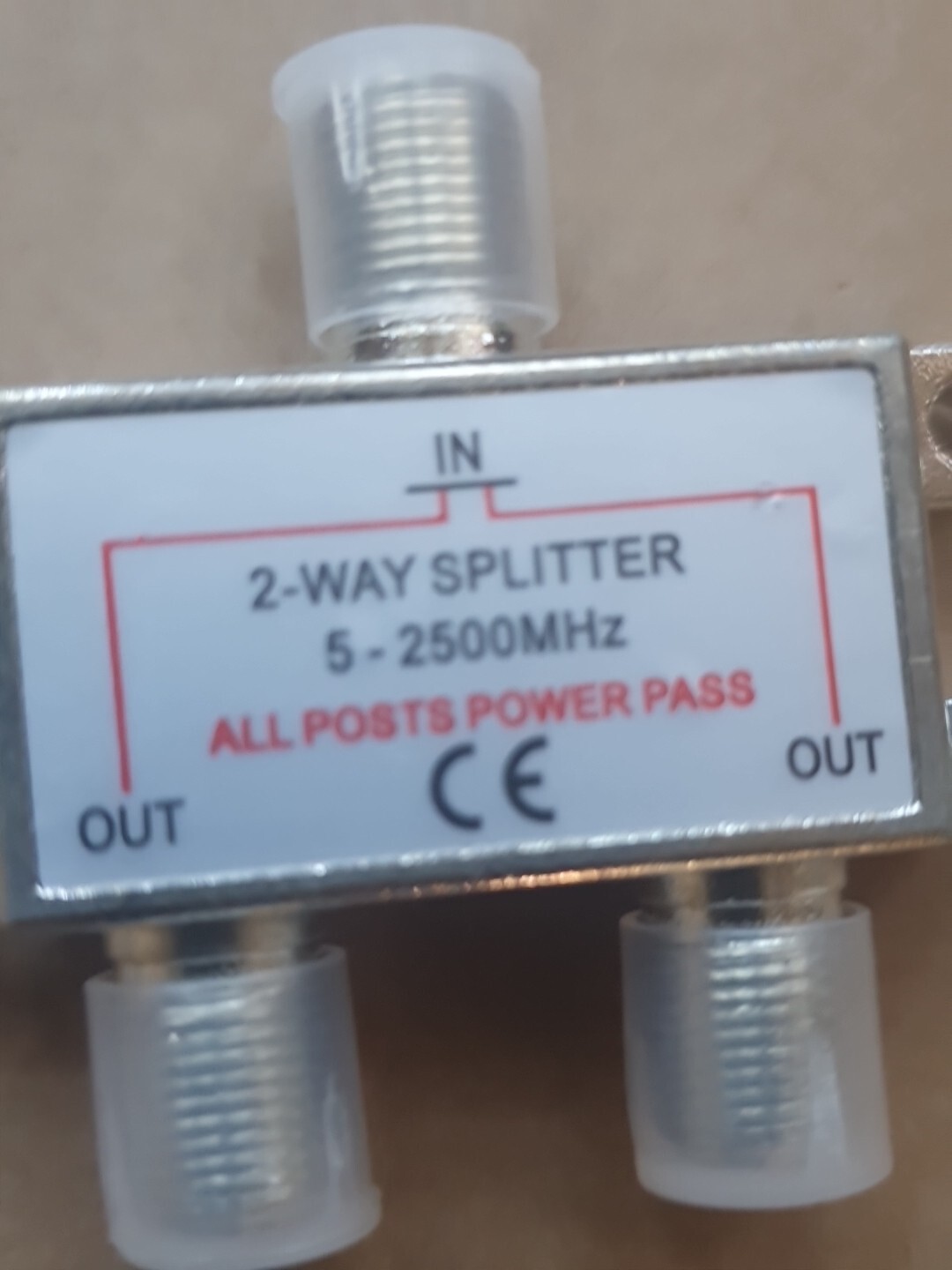 Virgin Media Cable Splitter Box Micro 2 Way Coax 'F' Connector Digital ...