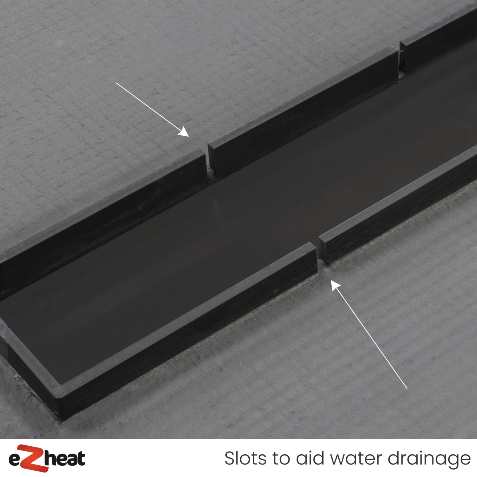 Linear Wet Room Shower Tray Kit 1200 x 900 x 20mm Bathroom Walk In Tile ...