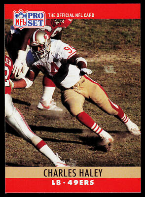Charles Haley, 1990 Pro Set, #289, San Francisco 49ers, | eBay