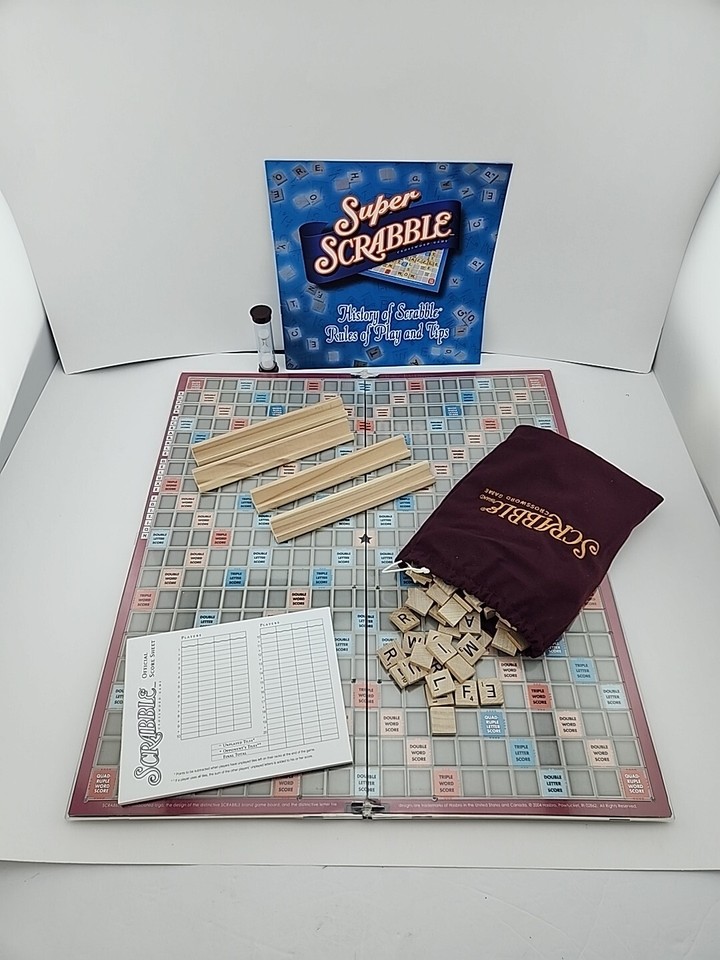SUPER SCRABBLE CROSSWORD GAME | eBay