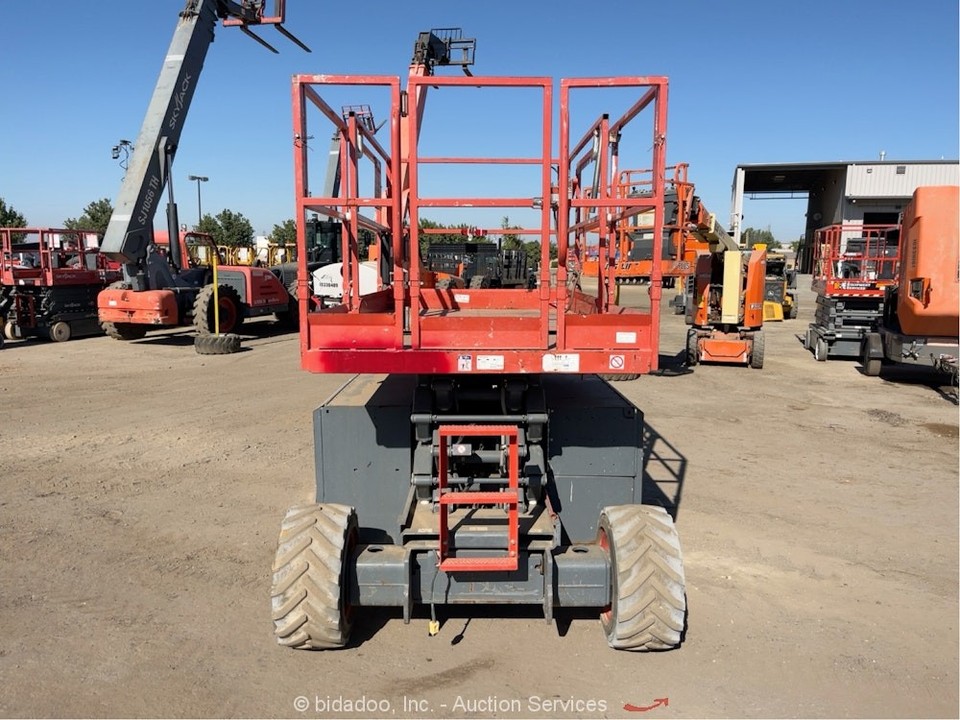 2016 Skyjack SJ6832 RT 32' 4WD Diesel Rough Terrain Scissor Lift Man ...