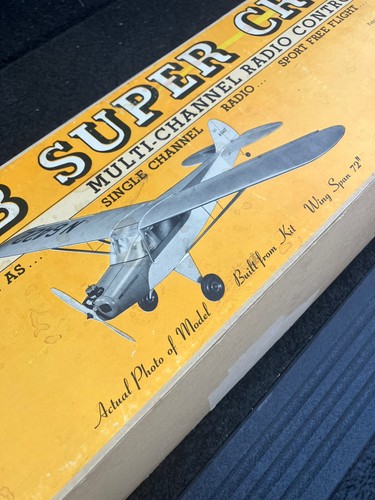 Sterling Piper Super Cruiser Balsa R/c Model airplane Kit | eBay