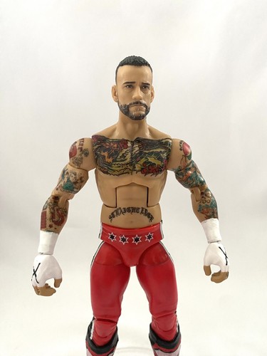 Cm Punk Custom Elite Mattel WWE Figure | eBay