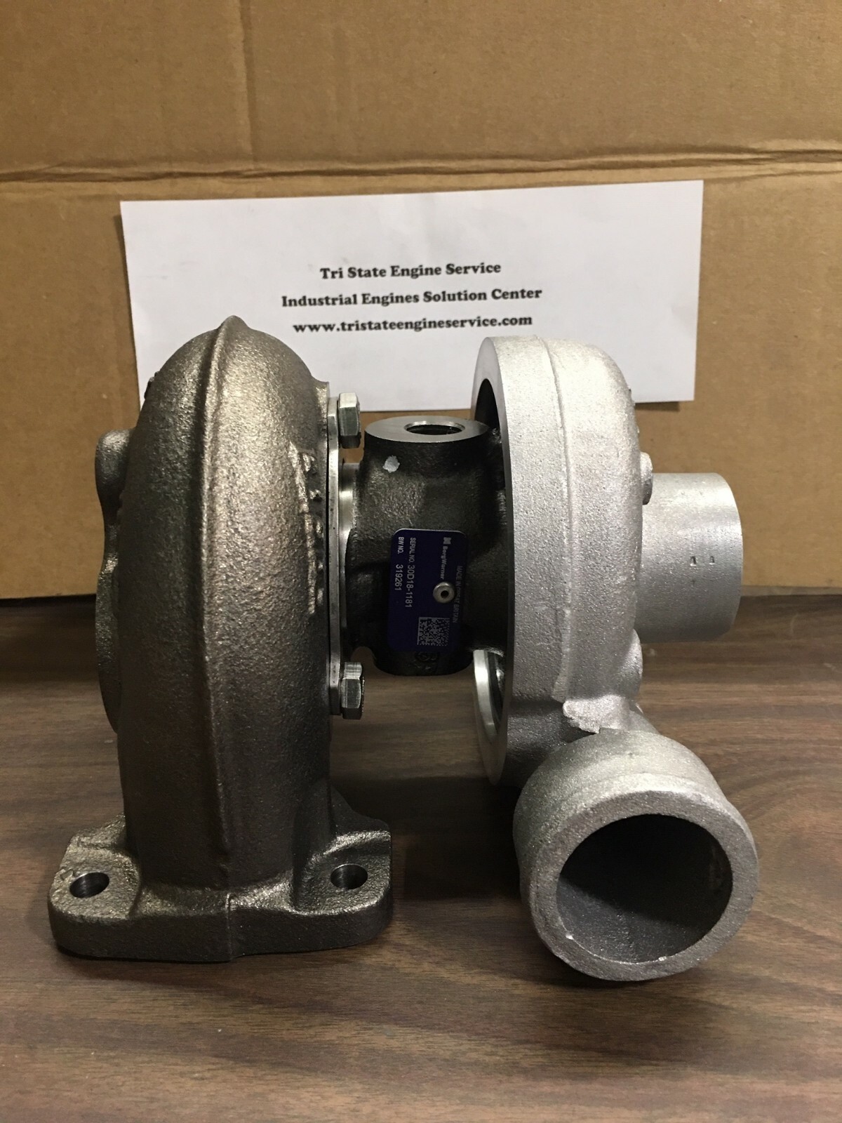NEW 4281437 Turbo Deutz BF4M2011 Engine 319261 Borg Warner w/mounting ...