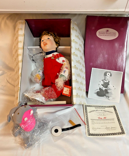 THE ASHTON DRAKE DOLL -TOBY "SAY AH" DOLL, 1993 ORIG. BOX AND COA NIB ...