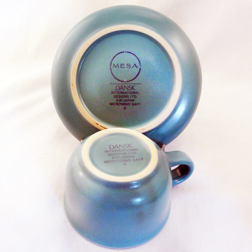 MESA TURQUOISE by Dansk Cup & Saucer NEW NEVER USED made in Japan | eBay