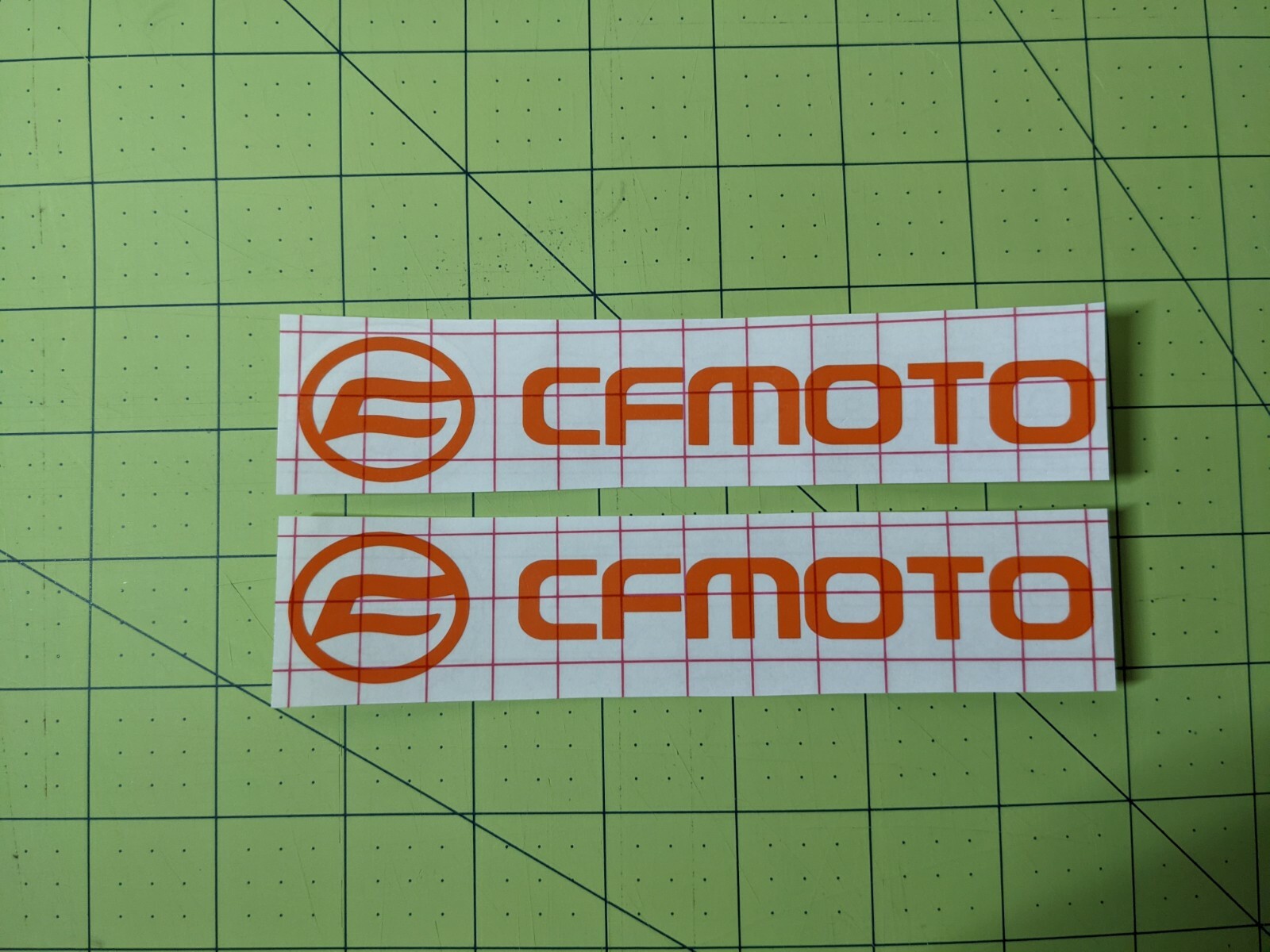 CFMoto Decal (x2) PAIR Vinyl Logo Sticker Graphics CF Moto ATV UTV ...