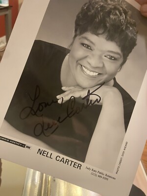 Nell Carter Autograph Signed Photo Actress Gimme A Break Singer Tony ...