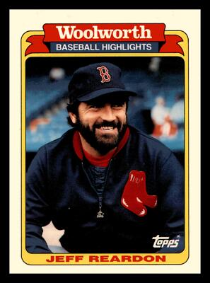 Jeff Reardon 1991 Topps Woolworth #17 Boston Red Sox Mint | eBay