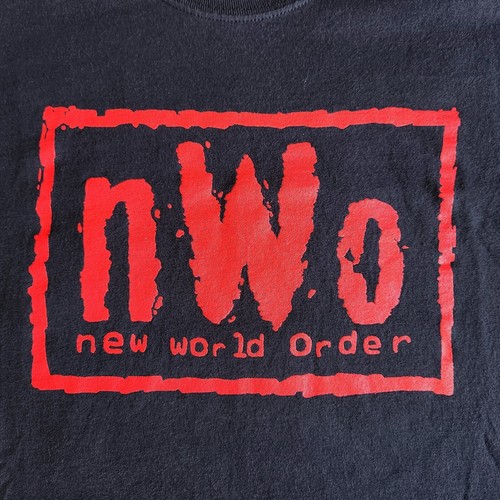 NWO New World Order Red WCW WWE WWF Retro 90s Wrestling Black LG ...