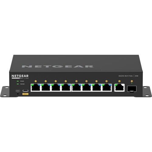 Netgear AV Line M4250 GSM4210PD 8-Port Gigabit PoE+ Compliant Managed ...