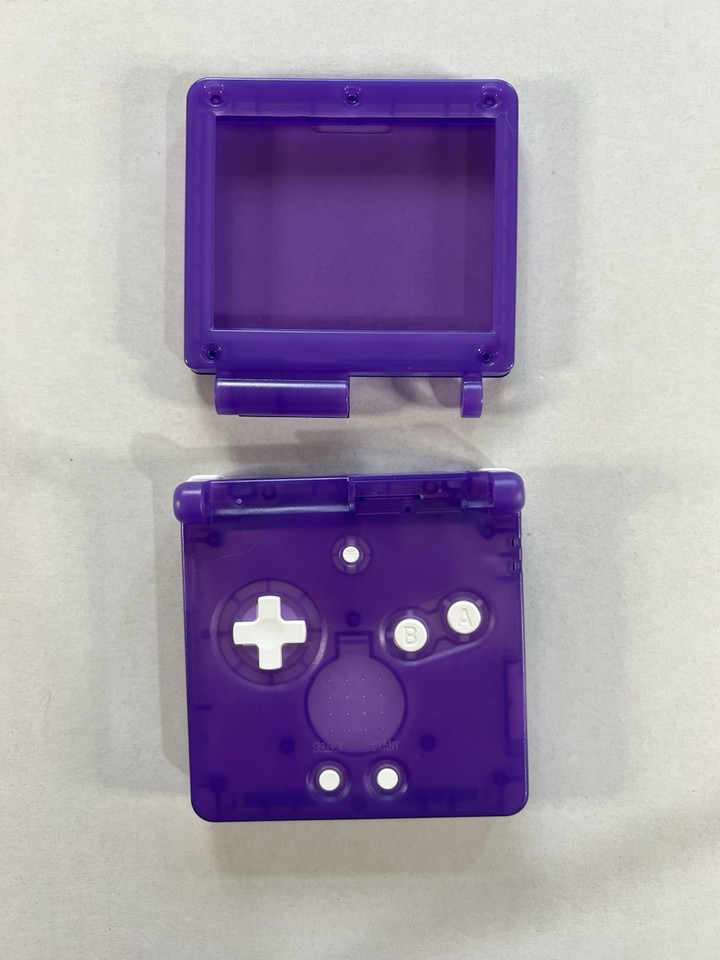 GBA SP Game Boy Advance SP Replacement Housing Shell Screen Lens (CLEAR ...