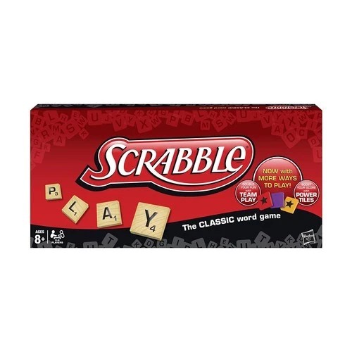 SCRABBLE The Classic Word Game with Power Tiles by Hasbro 2012 ...