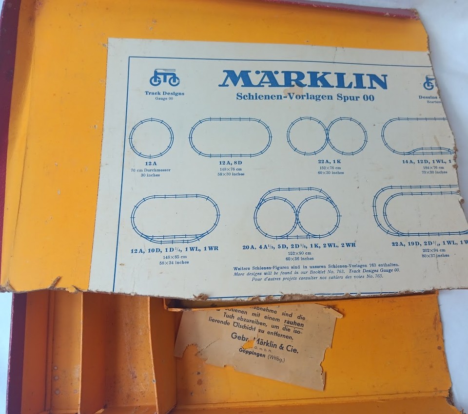 Vintage Marklin HO Train Box : parts only see pictures | eBay
