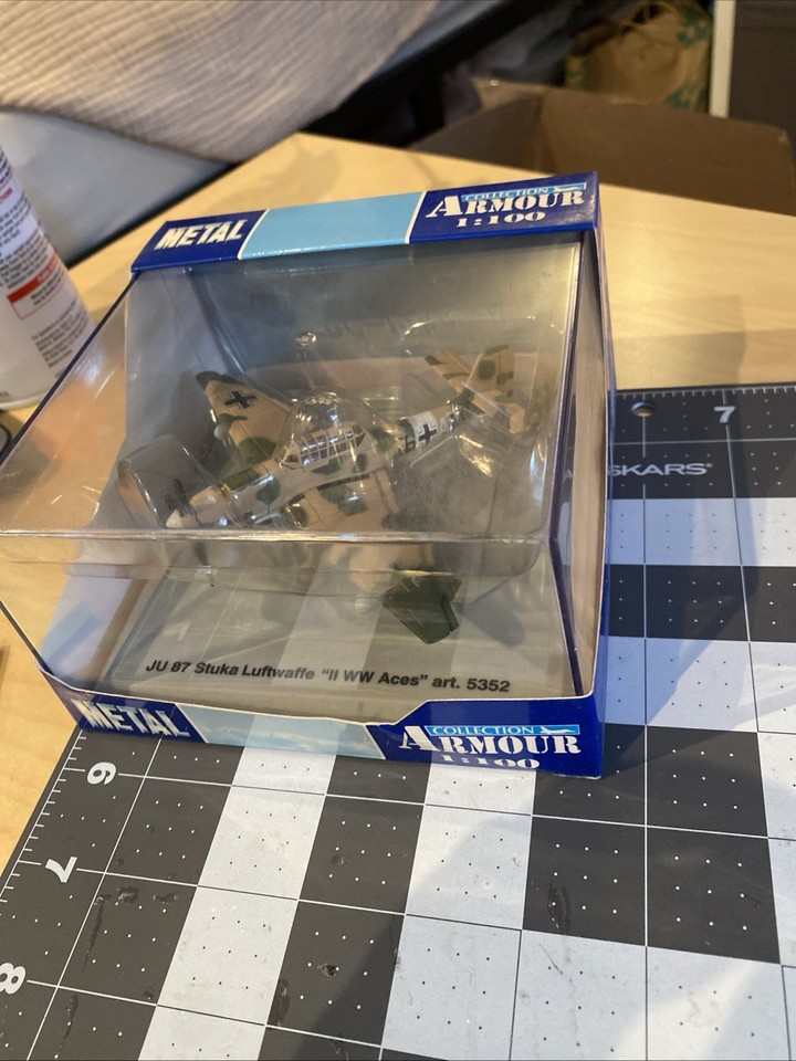 Rare Metal Armour Collection- JU 87 Stuka Luftwaffe II WW Aces Art ...