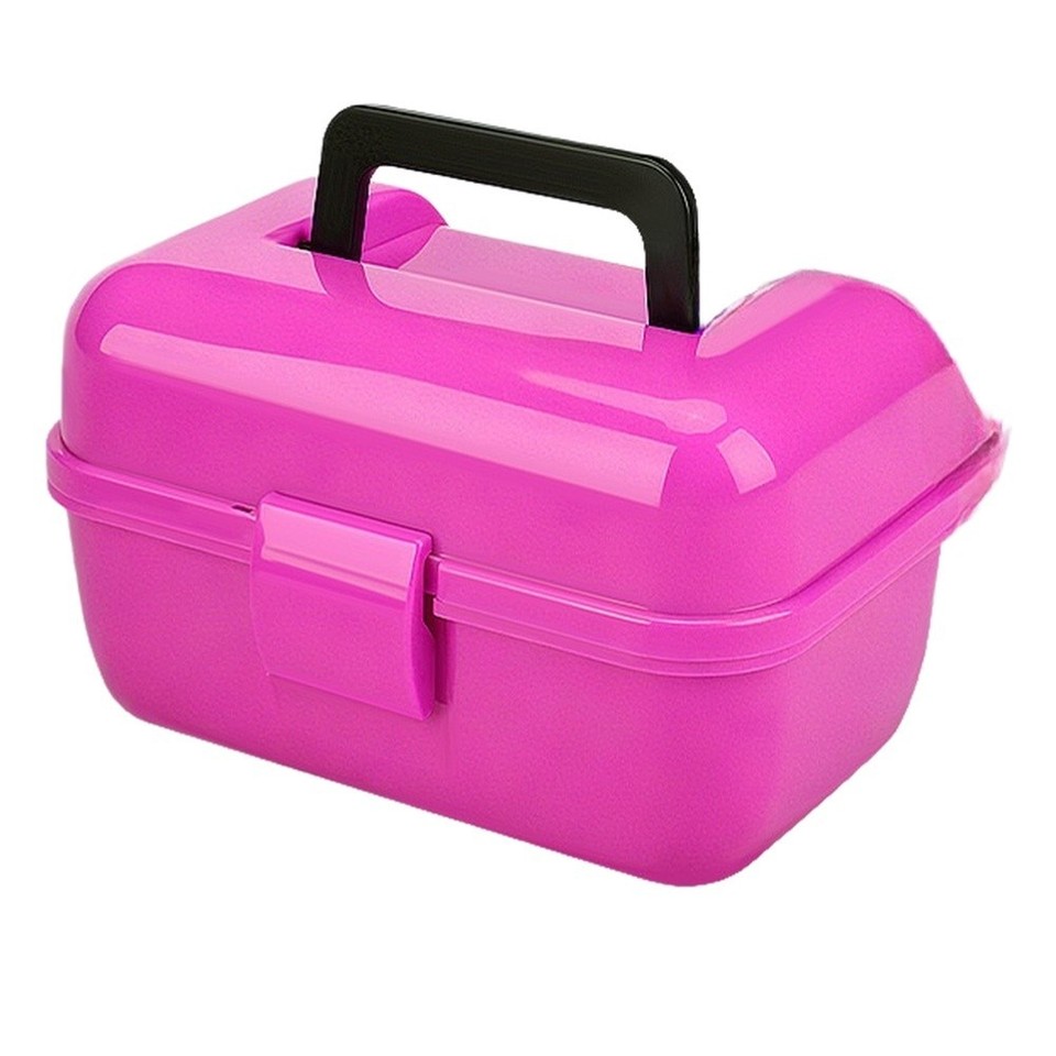 Two-Layer Organizer Fishing Tackle Box Two-layer Design 6 Small Slots ...