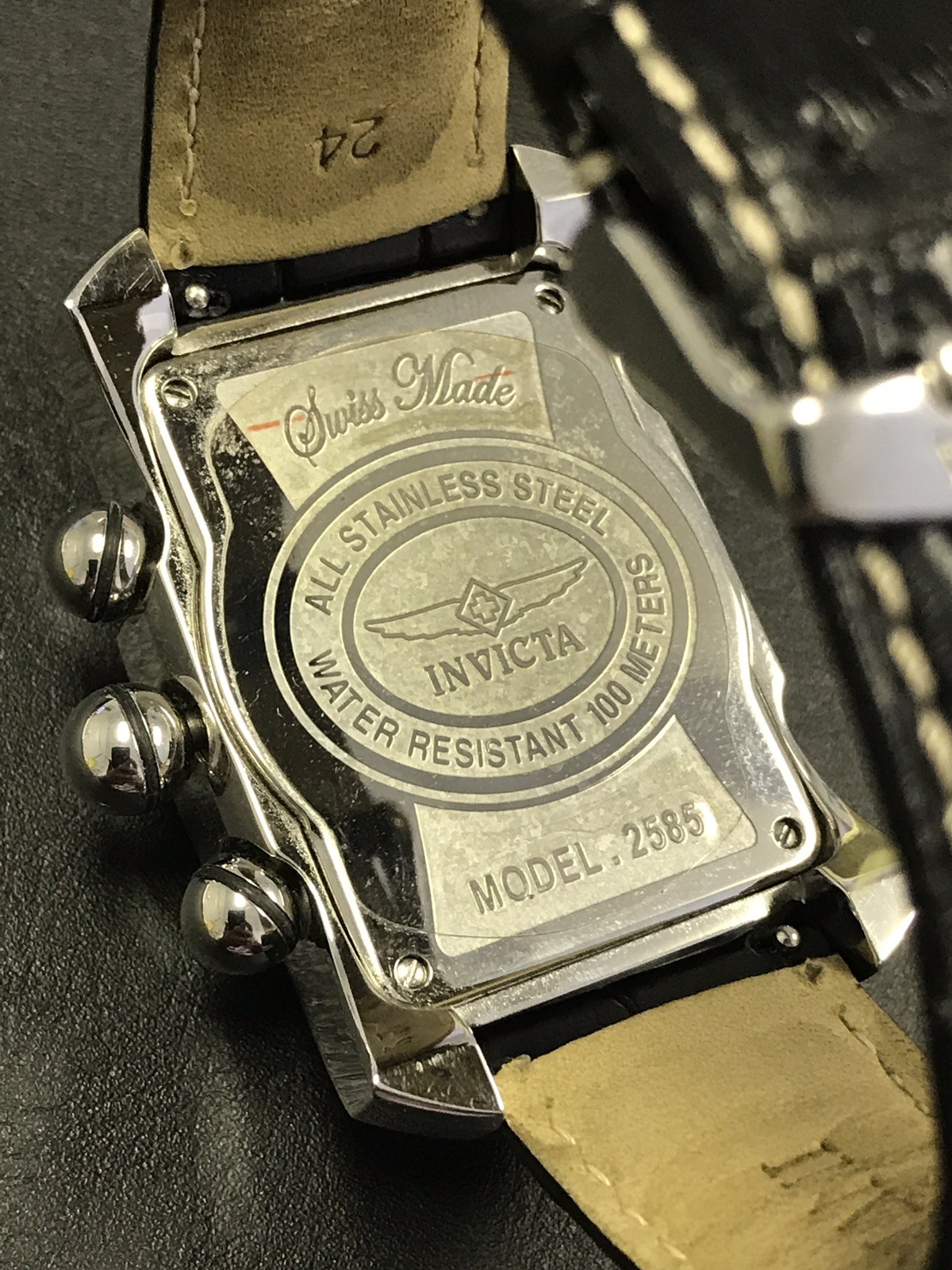 INVICTA Vintage Men’s CHRONOGRAPH Bronze DIAL WATCH #2585 | eBay