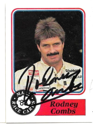 NASCAR Rodney Combs signed 1988 MAXX ROOKIE racing card #6 - (2) | eBay