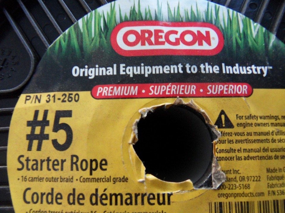 10ft New OREGON Starter Rope Pull Cord #5 Mowers & Small Engines Free ...