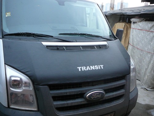 Bonnet Cover Bra for Ford Transit MK7 2006 - 2012 with TRANSIT logo | eBay