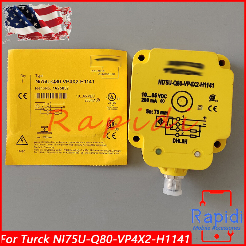10-65VDC 75mm Inductive Proximity Sensor Switch For Turck NI75U-Q80 ...