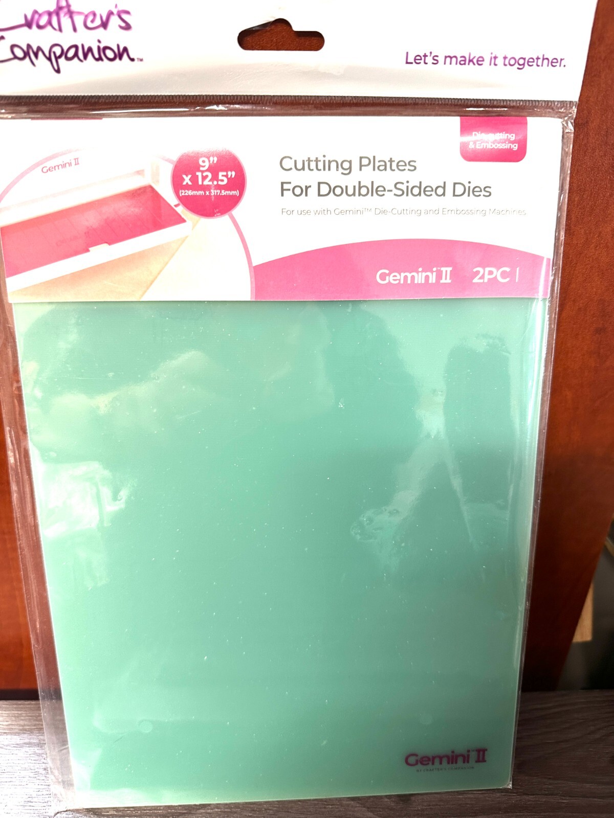 Gemini II Replacement 9” x 12.5” A4 Plates Crafter's Companion TWO PACK ...