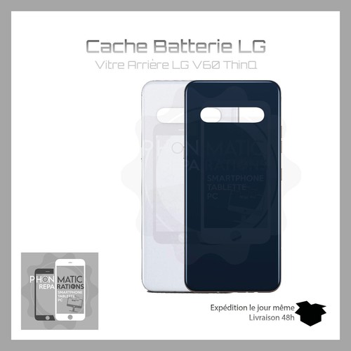 Rear Glass Battery Cover Back Cover Case For LG V60 Thinq Logo Adhesive ...