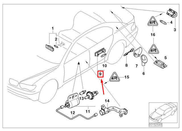 BMW 63316962009 Genuine OEM Factory Original Courtesy Lamp for sale ...