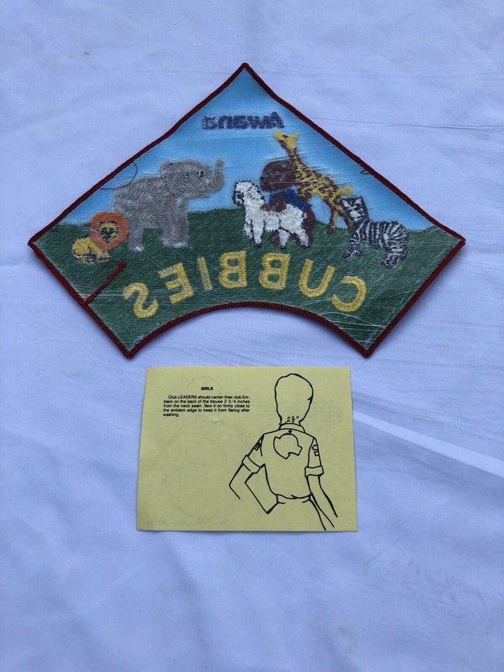 AWANA "Cubbies" Leader's Embroidered Unused Uniform Shirt Patch ...