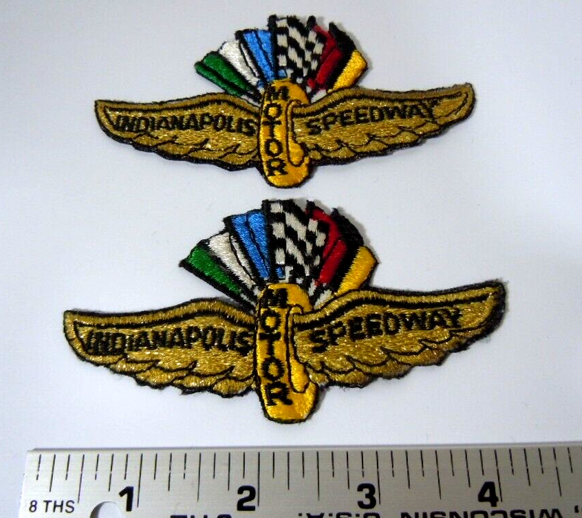 PAIR Indianapolis Motor Speedway Embroidered Iron-On Patch 4" | eBay