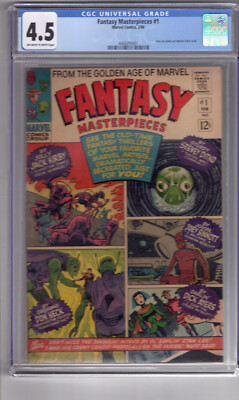 Fantasy Masterpieces #1 (1966) 4.5 CGC ' Stan Lee Photo interior Front ...