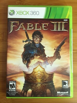 Fable III Fable 3 (Xbox 360, 2010) CIB Complete w/ Manual & Xbox Live ...