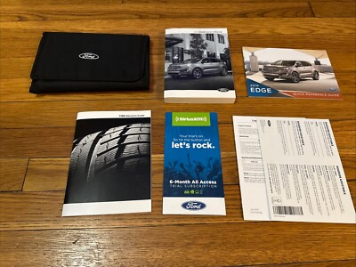 2019 Ford Edge Owners Manual With Case | OEM | Paper | Owner/Operator ...