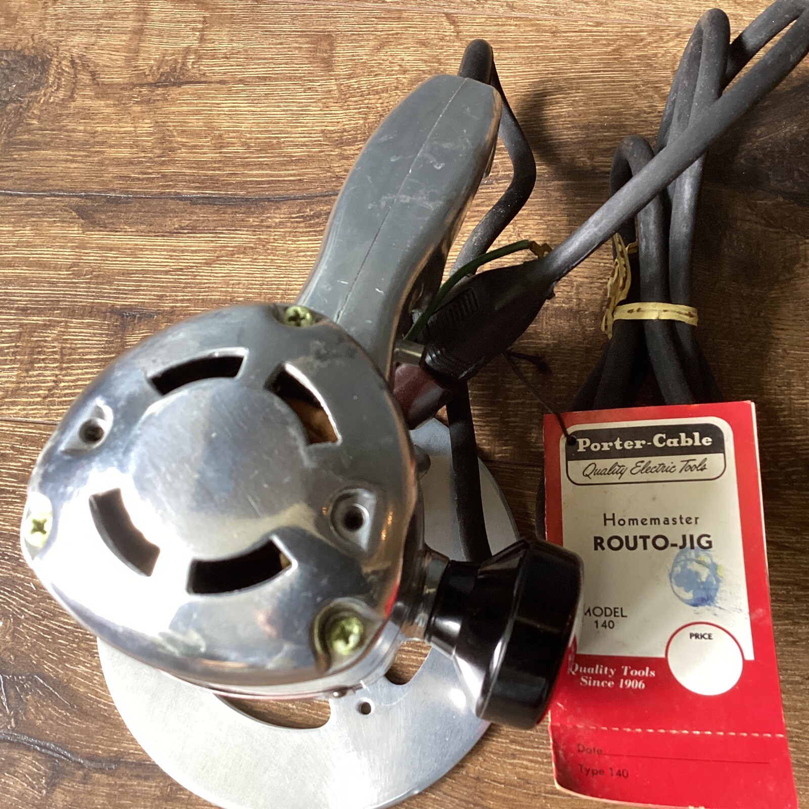 NOS NEW PORTER CABLE MODEL 140 HOMEMASTER ROUTO-JIG 7 TOOLS IN 1 IN BOX ...