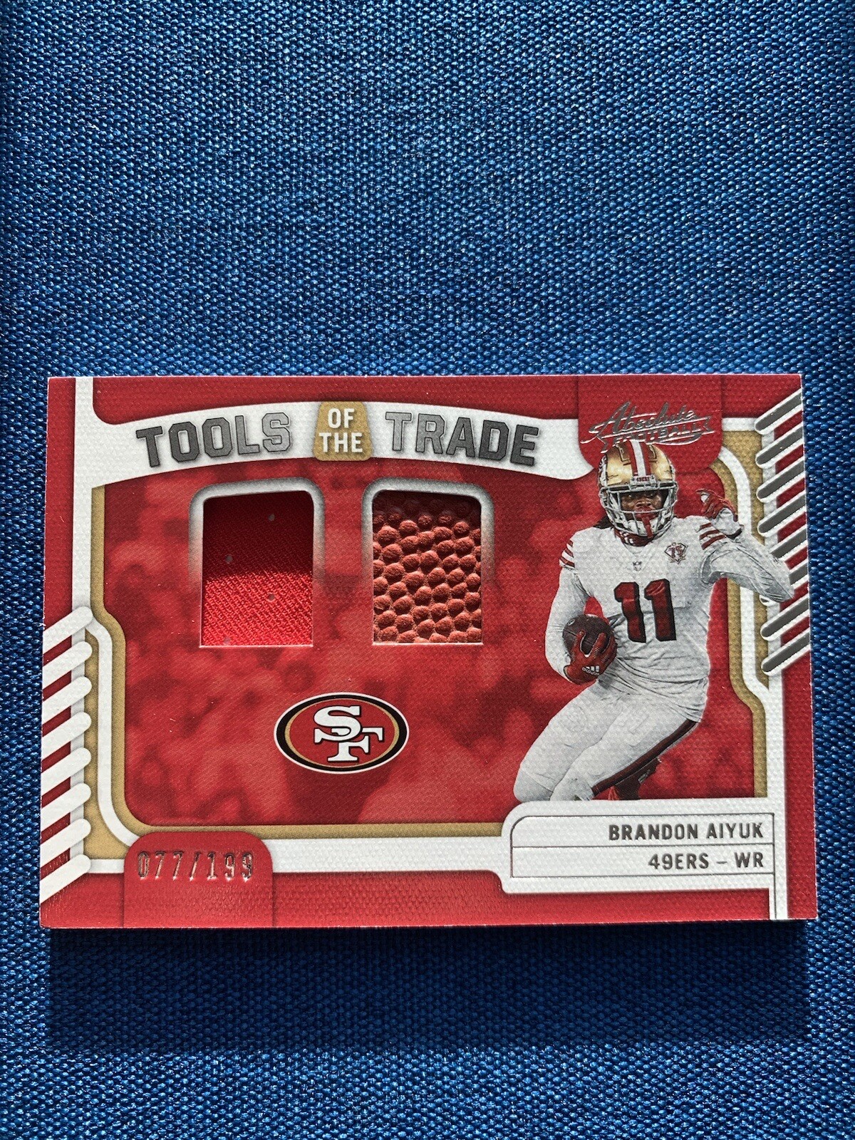 2022 Panini Absolute - Tools of the Trade Double #TTD-42 Brandon Aiyuk /199 (MEM) for sale ...