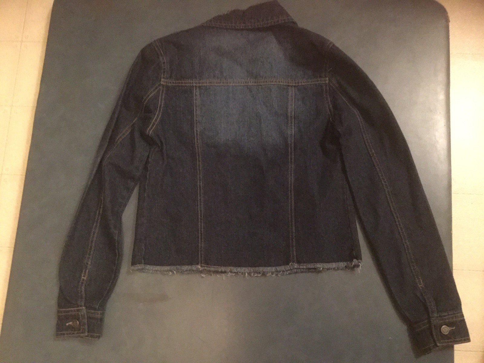 Indigo Rein Junior Woman's Medium Cropped Denim Jacket Brand New | eBay