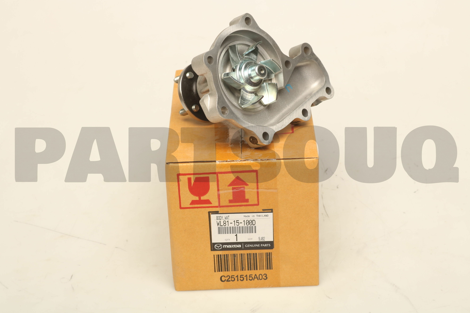 WL8115100D Genuine Mazda HOUSING,WATER PUMP WL81-15-100D | eBay
