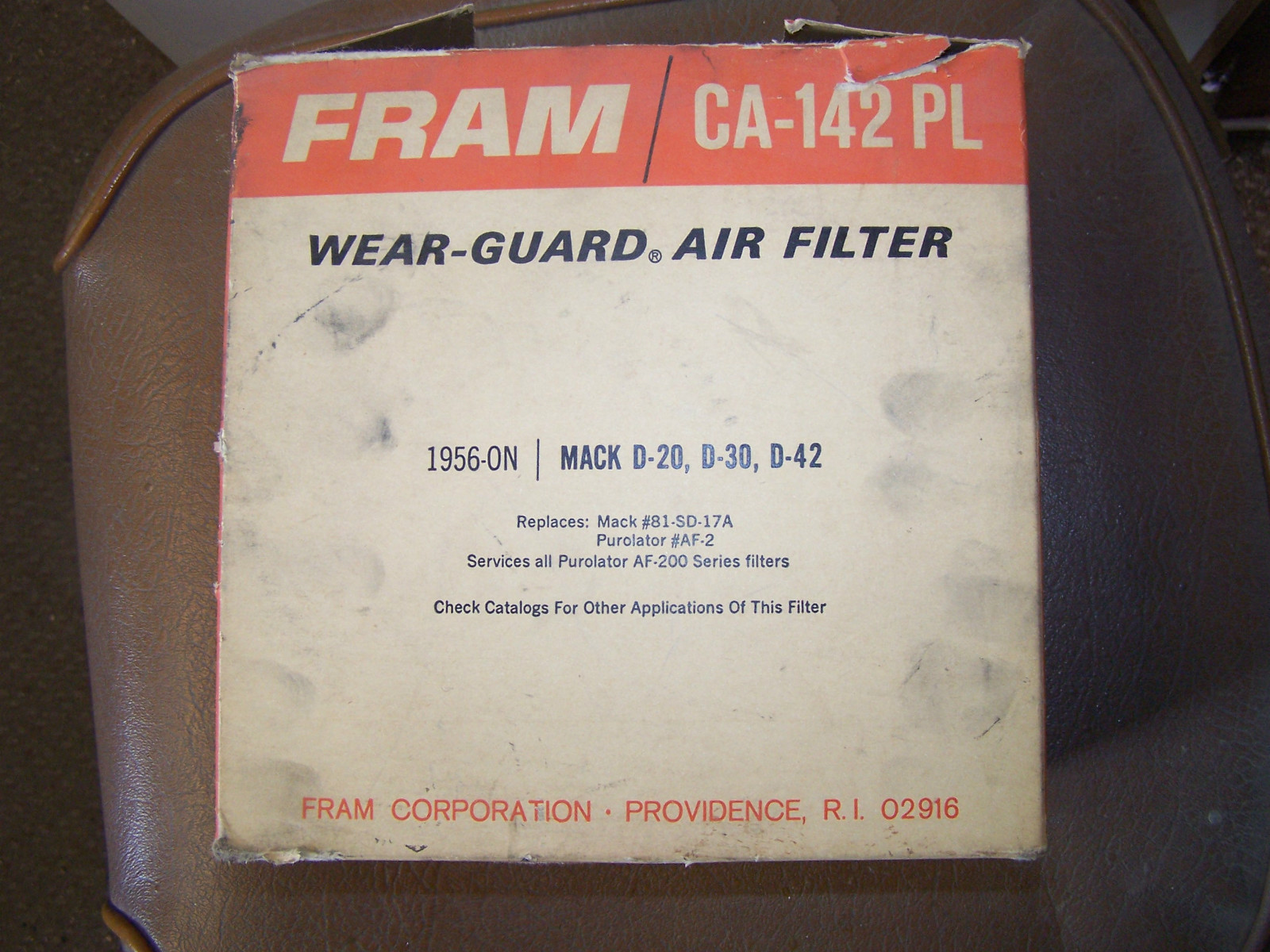 Fram CA-142 PL Wear-Guard Air Filter | eBay