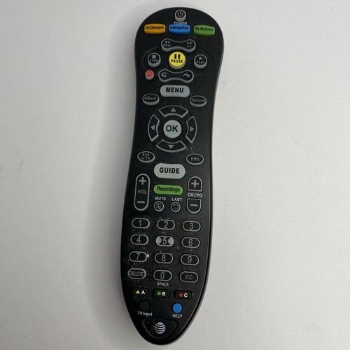 AT&T U-Verse Remote Control S30-S1B Programmable IR Universal Pre Owned ...