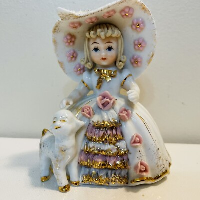 Vintage Lefton China Mary Had Little Lamb Spaghetti Figurine Spaghetti ...