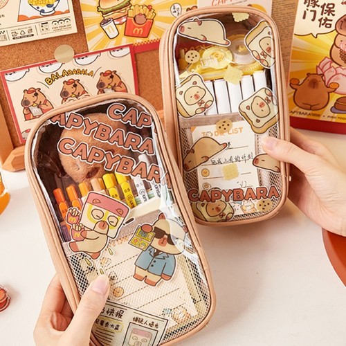 Large-capacity Pencil Case Multi Layered Pen Box Stationery Organizer ...