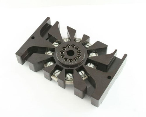 146-817 Amphenol 11 Pin Panel Mount Octal Relay Socket brown | eBay