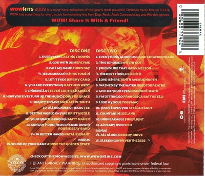 VARIOUS ARTISTS WOW HITS 2009 NEW CD 80688774226| eBay