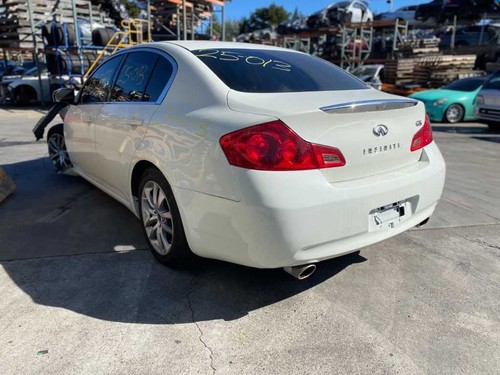 07-15 INFINITI G35/G25/G37/Q40 Sedan Rear Driver Door White/QX1 OEM ...