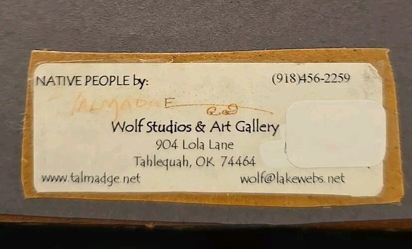 Quiet Dignity My Grandma by Talmadge Davis Signed Framed Print Unique ...