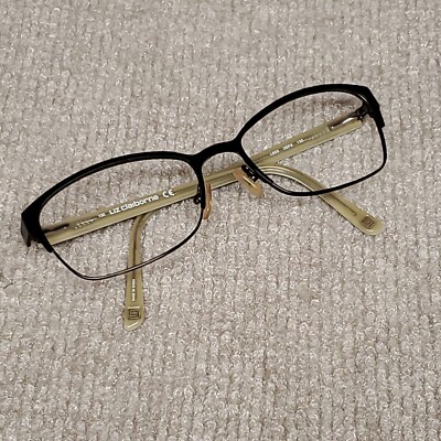 Liz Claiborne Womens Eyeglasses Frames Blue Tone L605 OEF8 130 53 17 ...