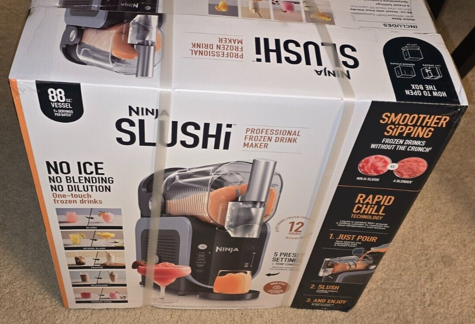 NEW! Ninja Slushi 5-in-1 Frozen Drink Maker 5 Preset , 88oz NEWEST ...