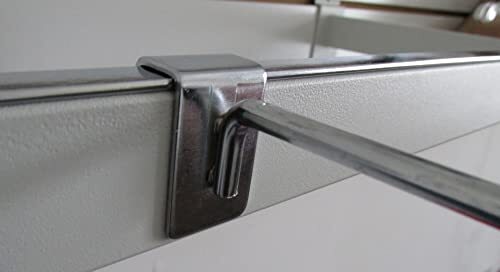 H9 9" Display Hooks for Rectangular Tubing, Chrome | eBay